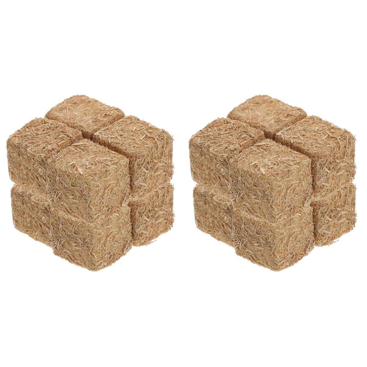 16 Pcs Simulated Haystack Props Decor Models Mini Simulation Hayrick ...