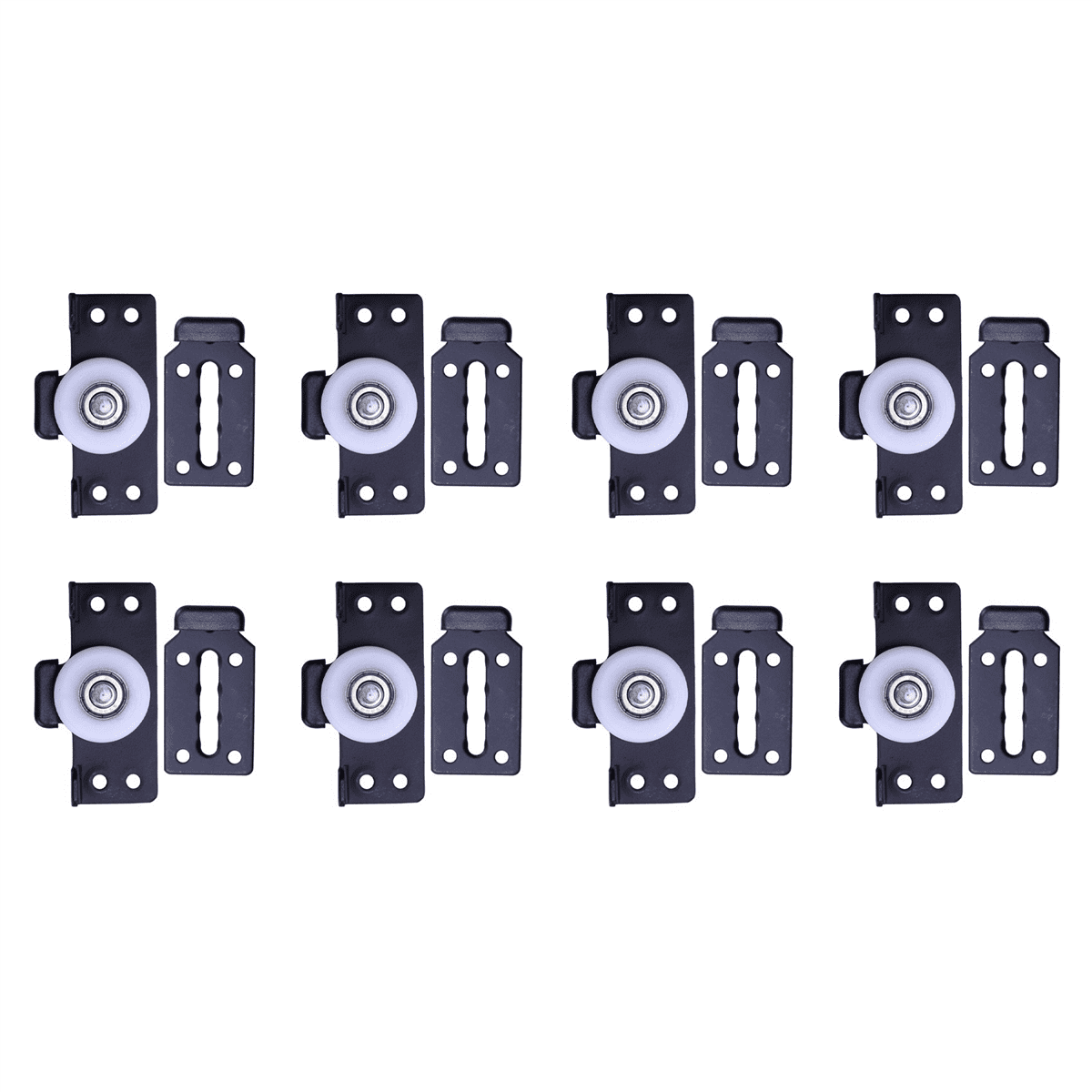 16 Pcs Sliding Door Wardrobe Pulleys Wooden Door Sliding Door Small ...
