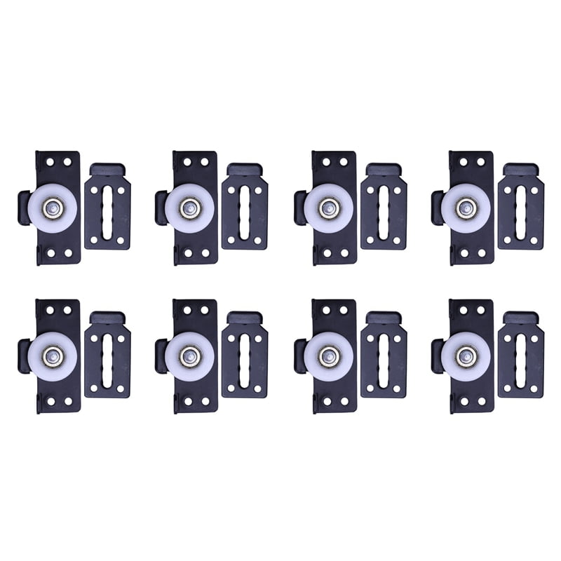 16 Pcs Sliding Door Wardrobe Pulleys Wooden Door Sliding Door Small ...