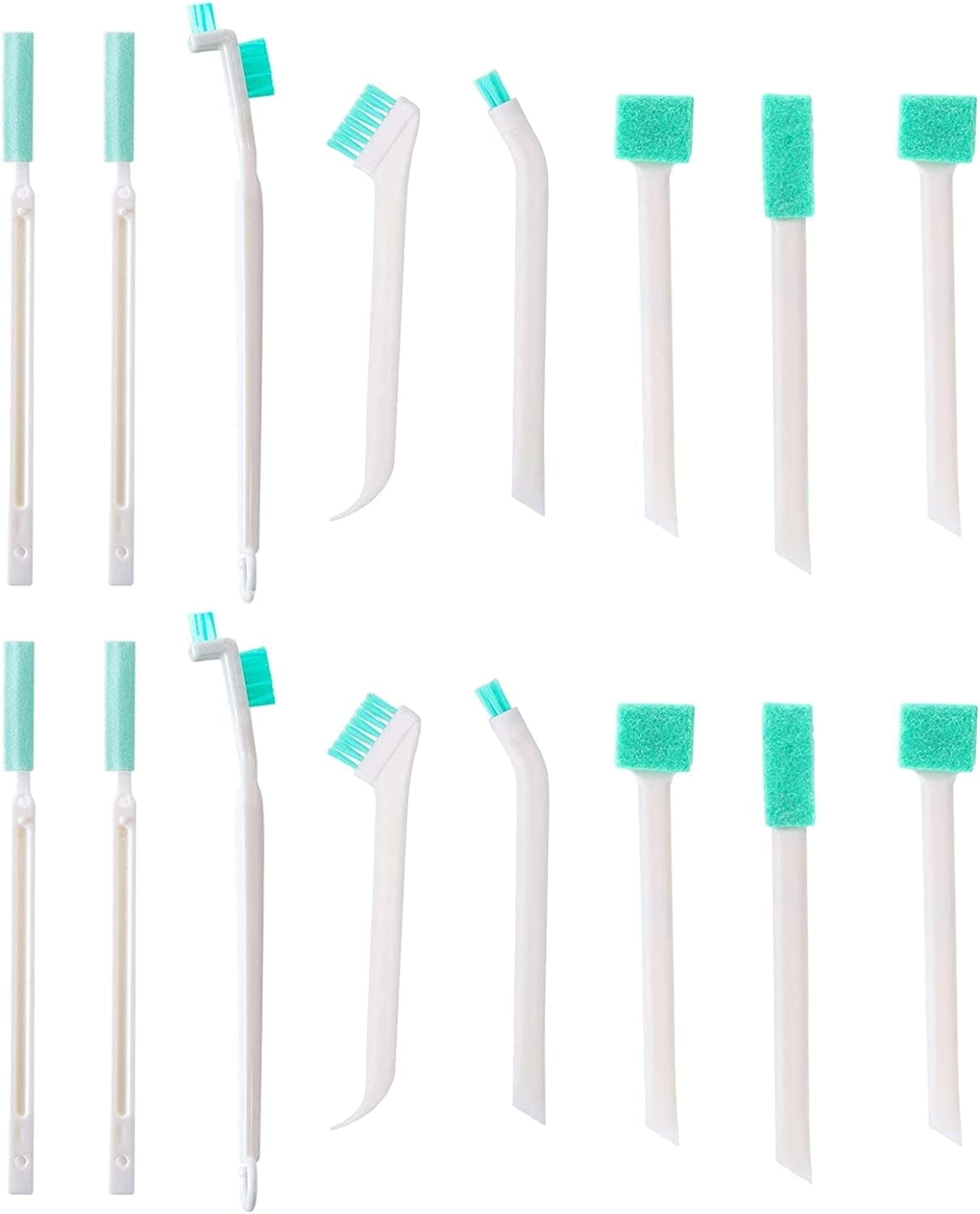 16 Pcs Small Cleaning Brushes for Small Spaces, Tutuviw Detail Crevice ...