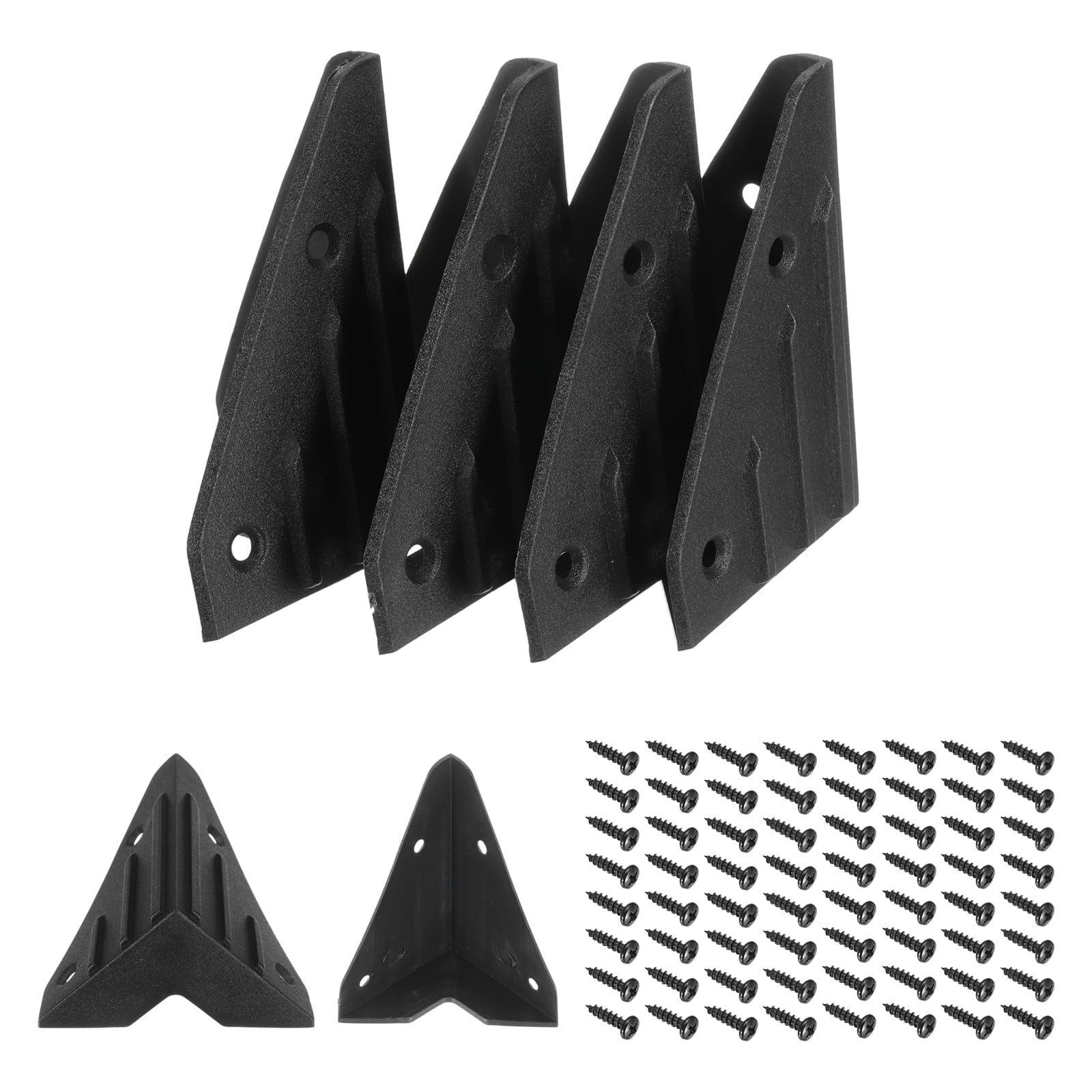 16 Pcs Speaker Cabinet Corners Protector 45x45x74mm Plastic Stackable ...