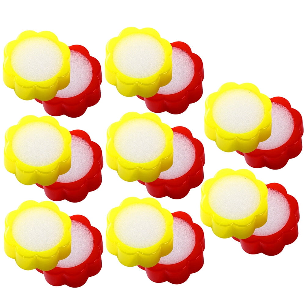 16 Pcs Sponge Cylinder Hand Wet Device Sponges Finger Moistener Lovely ...