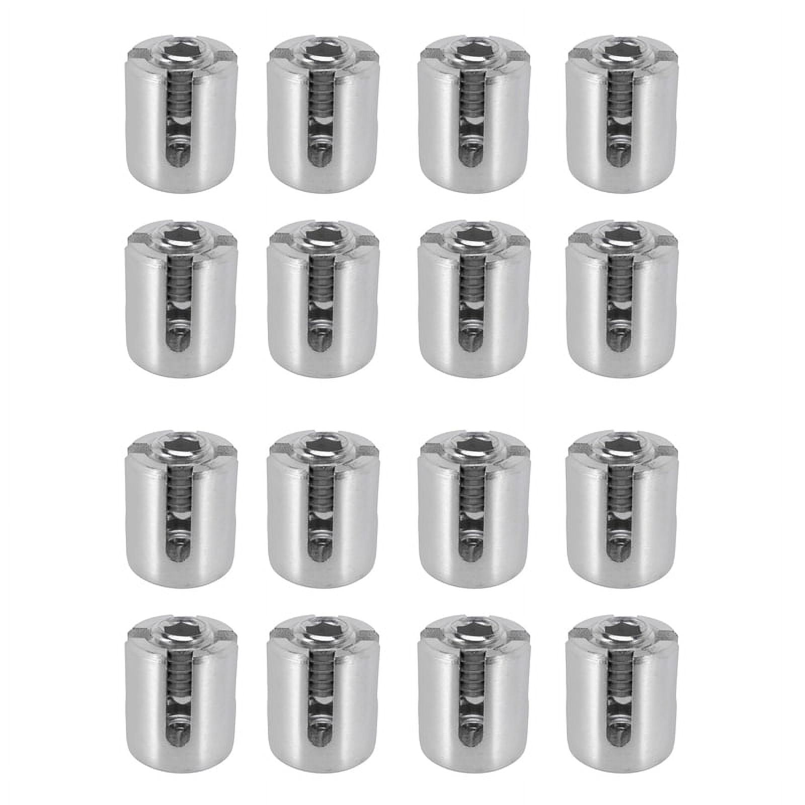 16 Pcs Stainless Steel Wire Rope Green Wall Trellis Fitting Clip 3mm ...