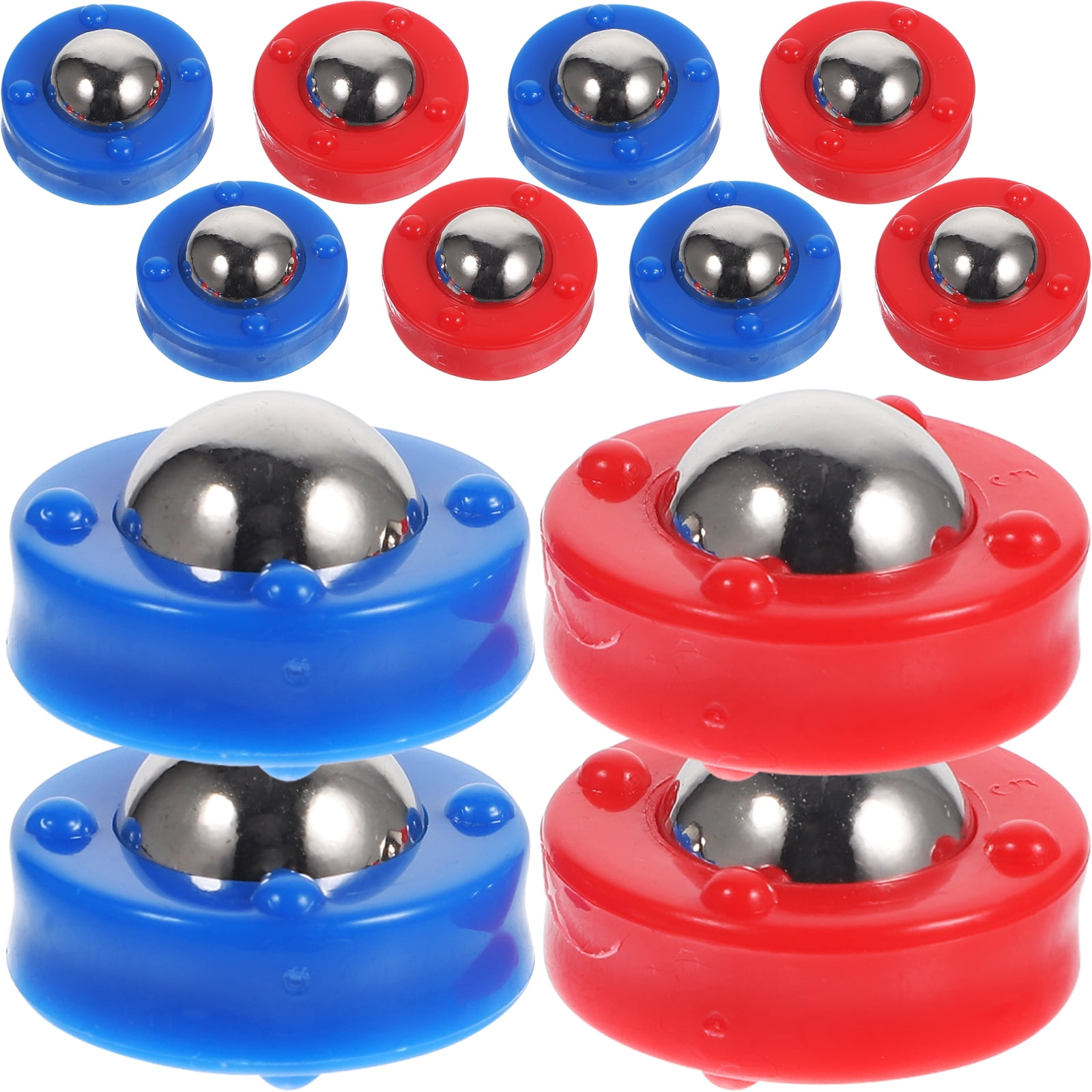 16 Pcs Tabletop Shuffleboard Toys Funny Rolling Balls Game Beads Soccer ...