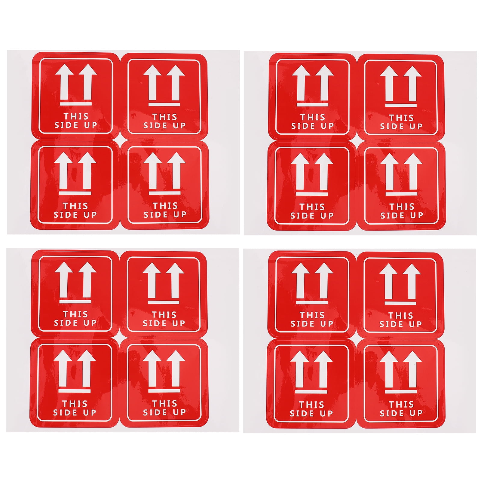 16 Pcs This Side Up Stickers Shipping Stickers Warning Stickers Packing ...