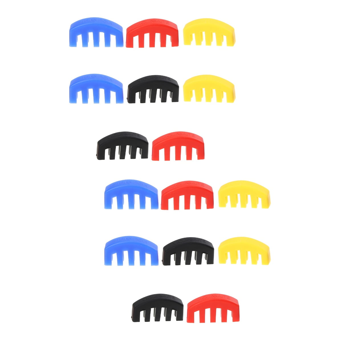 FENGGUIQU Violin Mute Replacement 16Pcs Quiet Practice Accessory Rubber ...