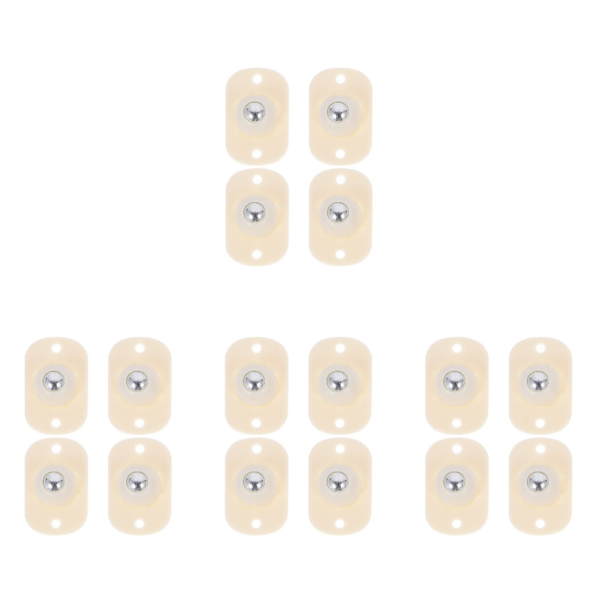 16 Pcs Walker Chair Wheels Small Furniture Casters Self Adhesive Mini ...