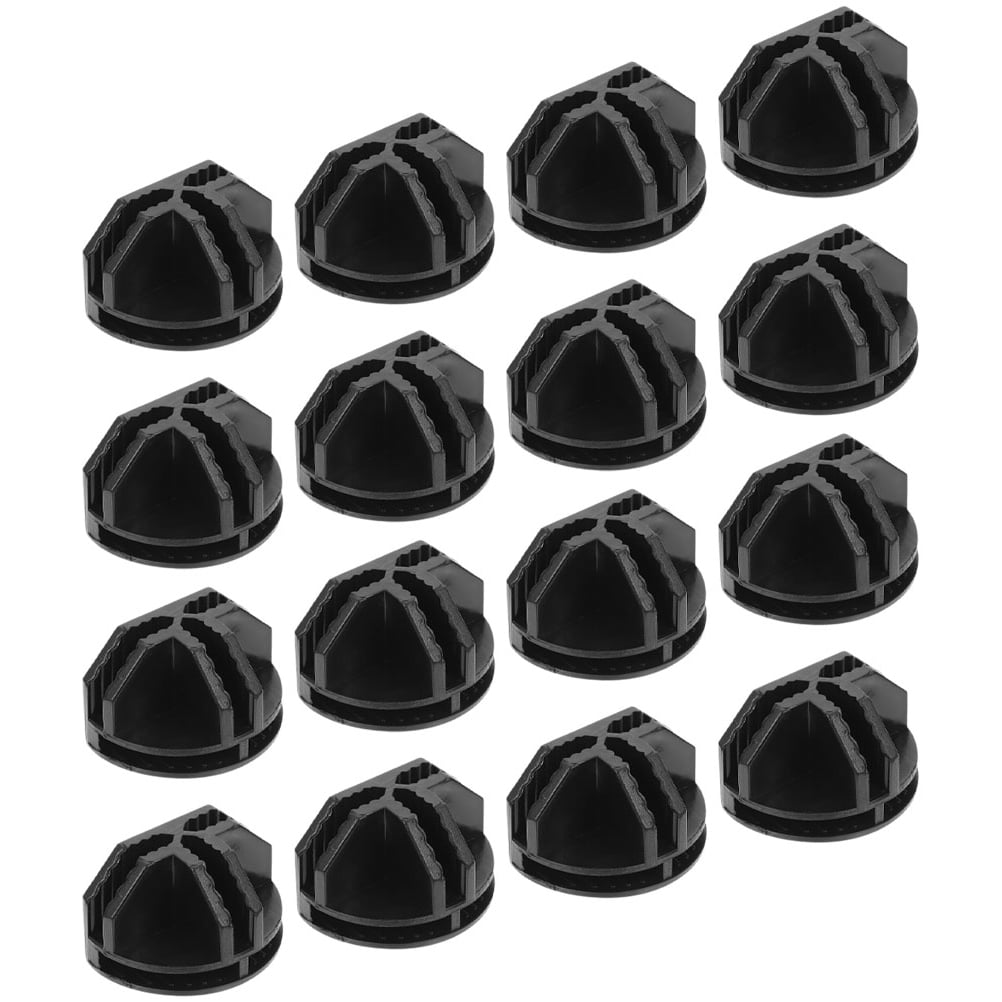 16 Pcs Wardrobe Accessories Wire Shelving Grid Connectors Button Steel ...