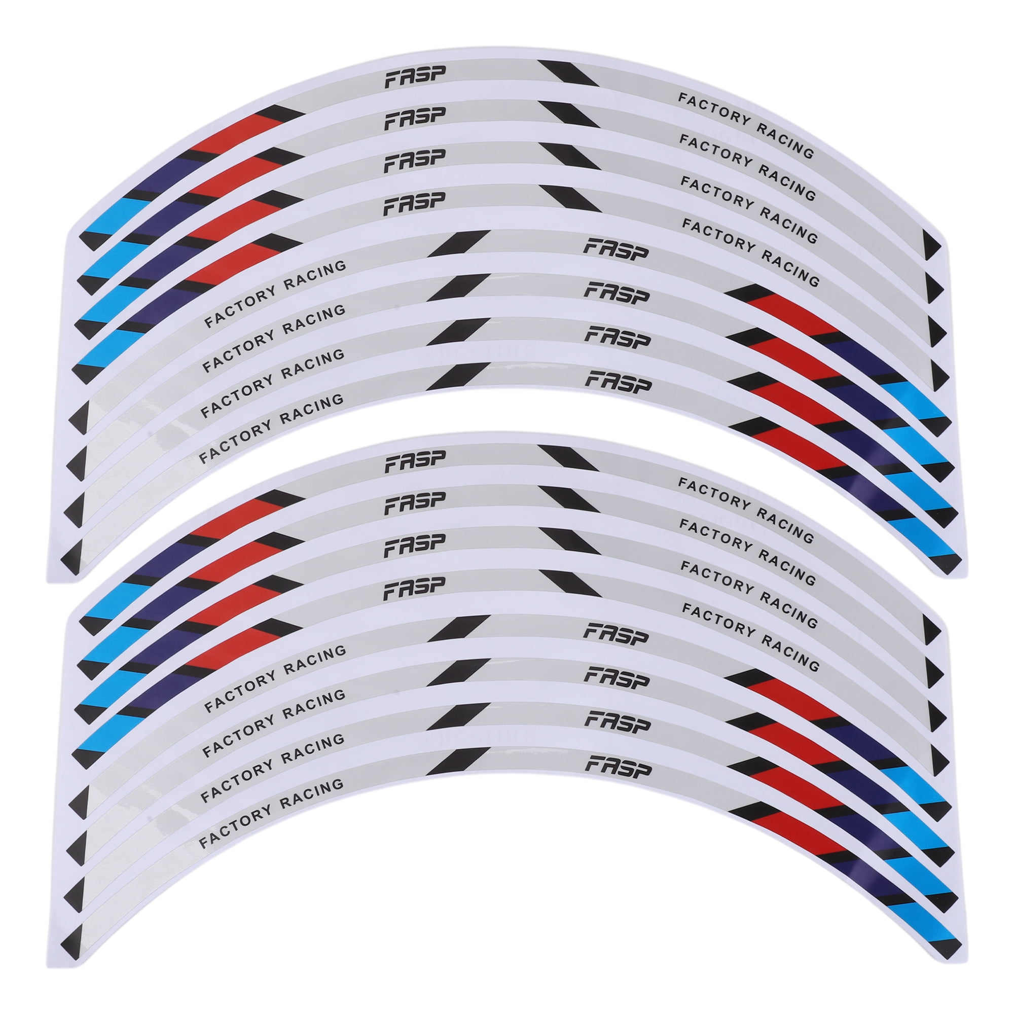 16 Pcs Wheel Rim Stickers Arc-Shape Car Wheel Rim Tapes Decoration ...