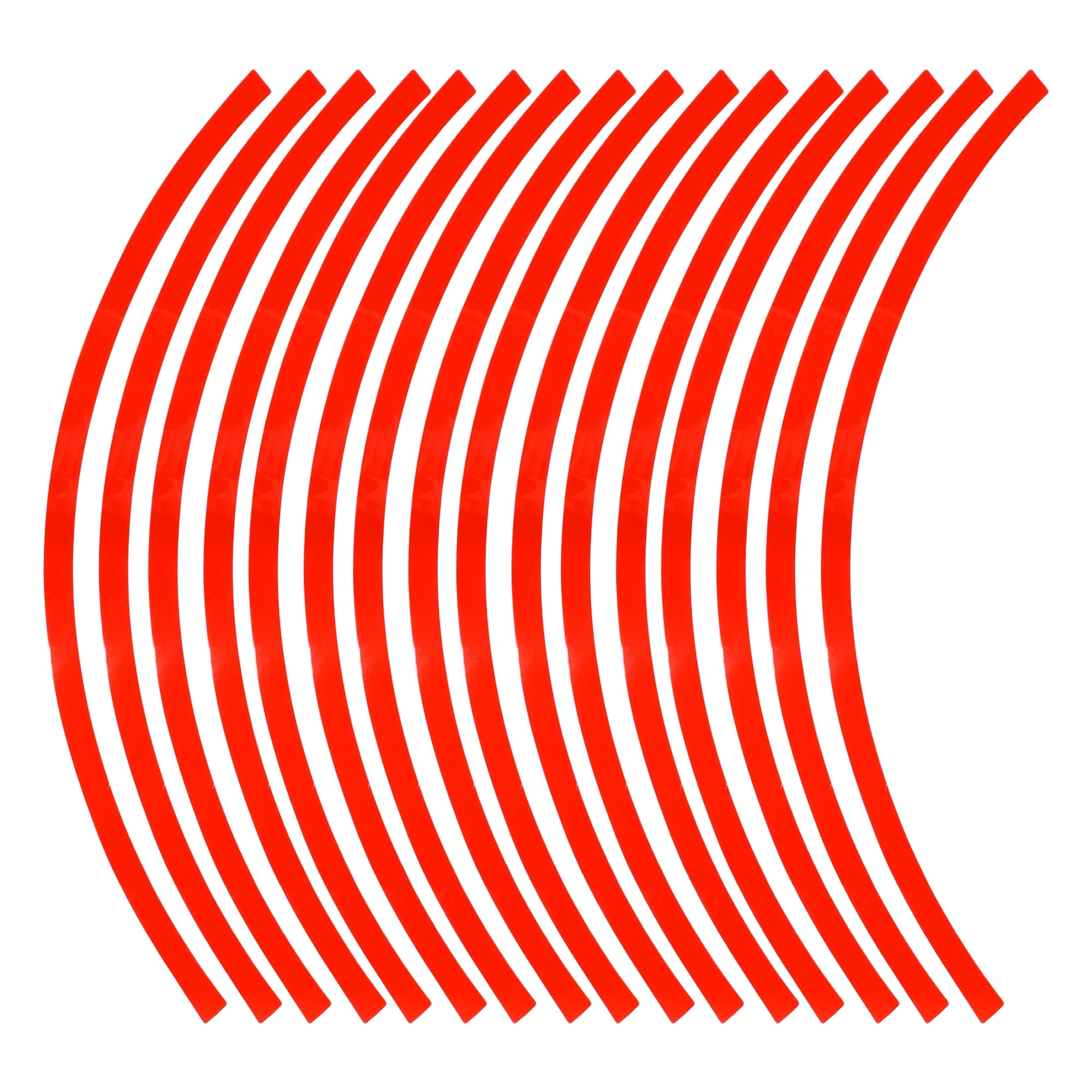 16 Pcs Wheel Rim Stickers Arc-Shape Car Wheel Rim Tapes Decoration ...