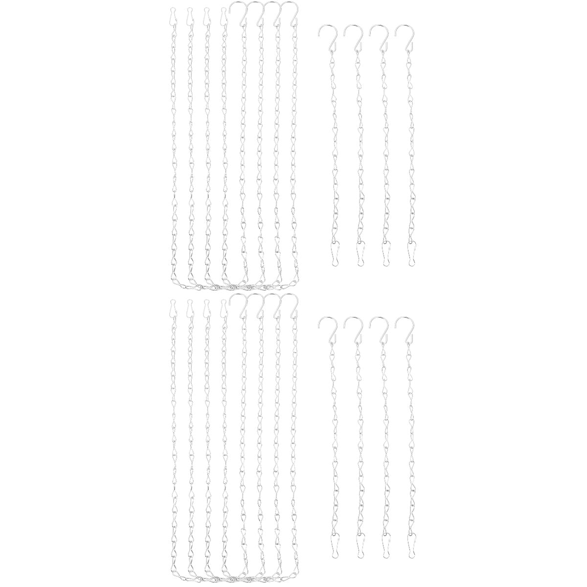 16 Pcs Chime Hangers Plant Hanging Hooks Flower Pot Chains Replacement ...