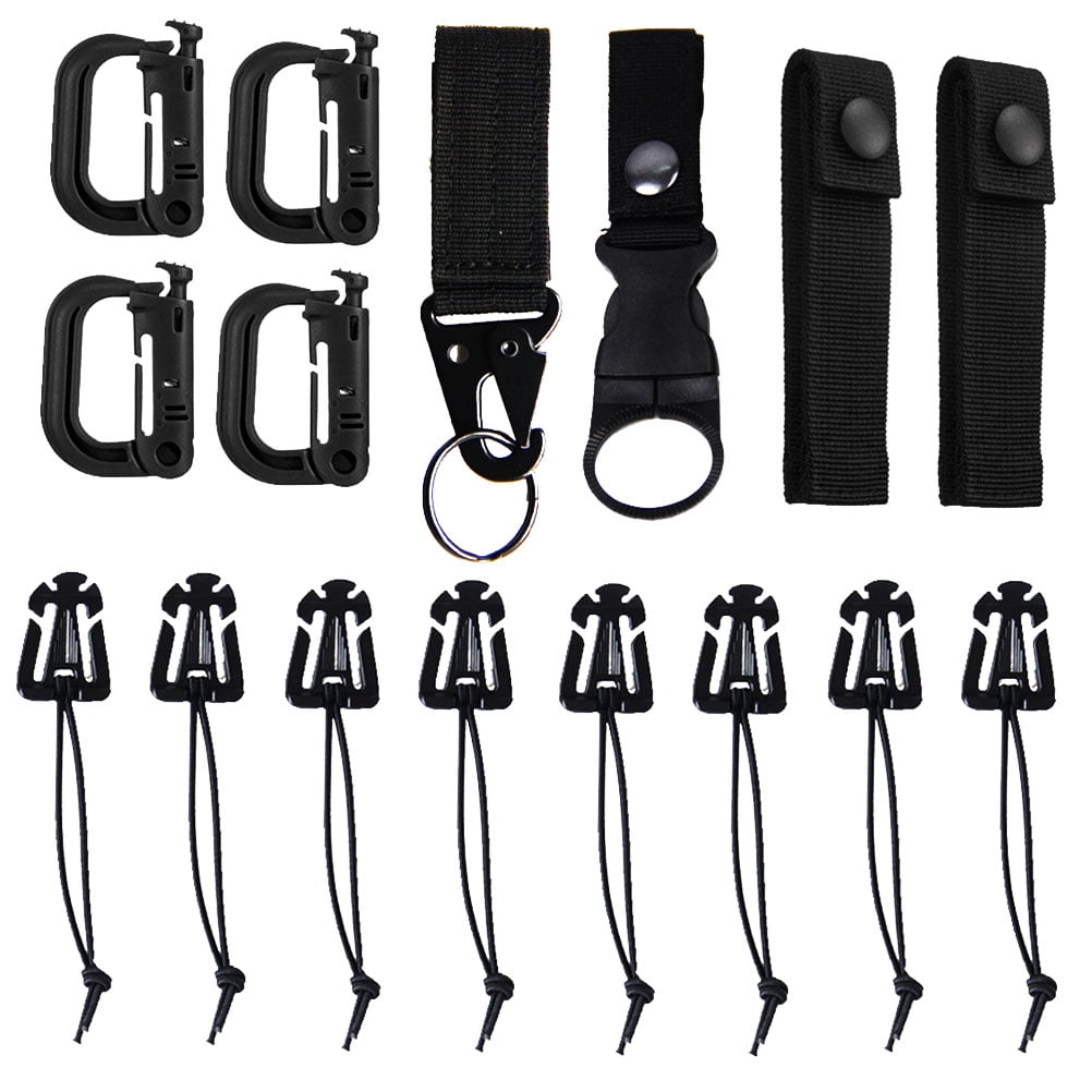 16 Pcs/set Keychain Cable Webbing Connecting Buckles - Walmart.com