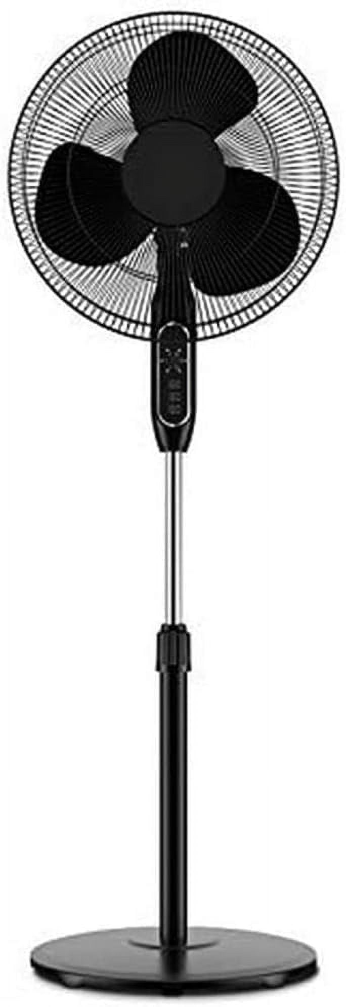 16'' Pedestal Remote Control, Oscillating Stand Up Fan 7-Hour Timer, 3 ...