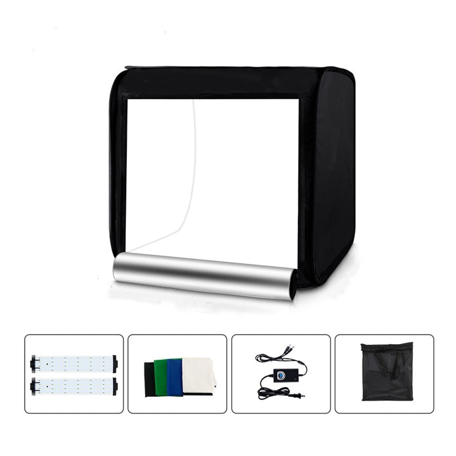 16'' Photo Studio Light Box Portable Led Lights Dimmable Photography ...