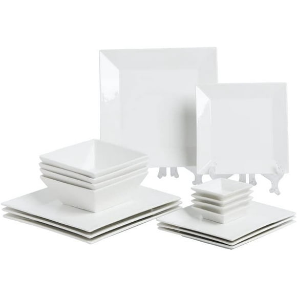 White Square Dinnerware