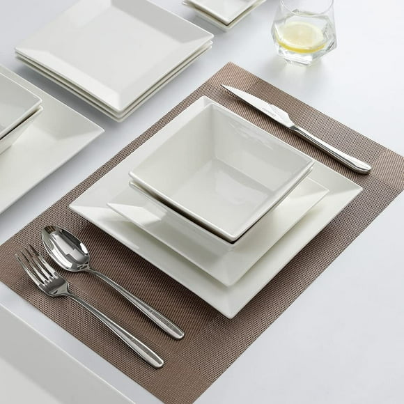 White Square Dinnerware
