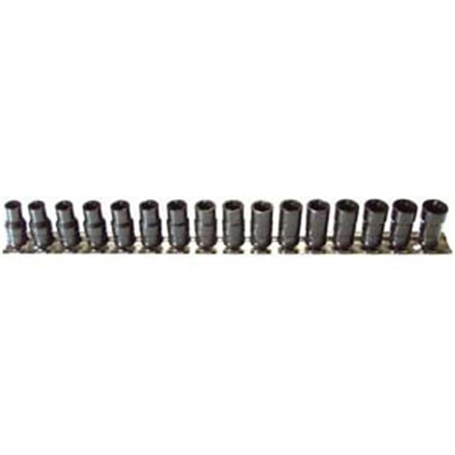 16 Piece Combination Turbo Socket Set .25 - Walmart.com
