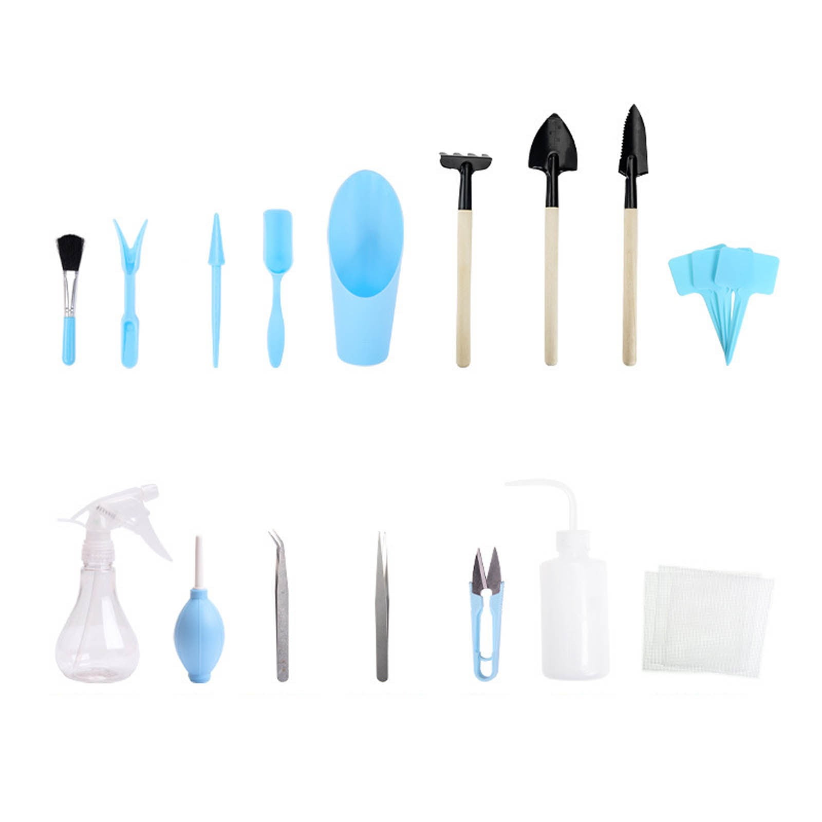 16-Piece Mini Gardening Tool Set - Complete Succulent & Bonsai Care Kit ...