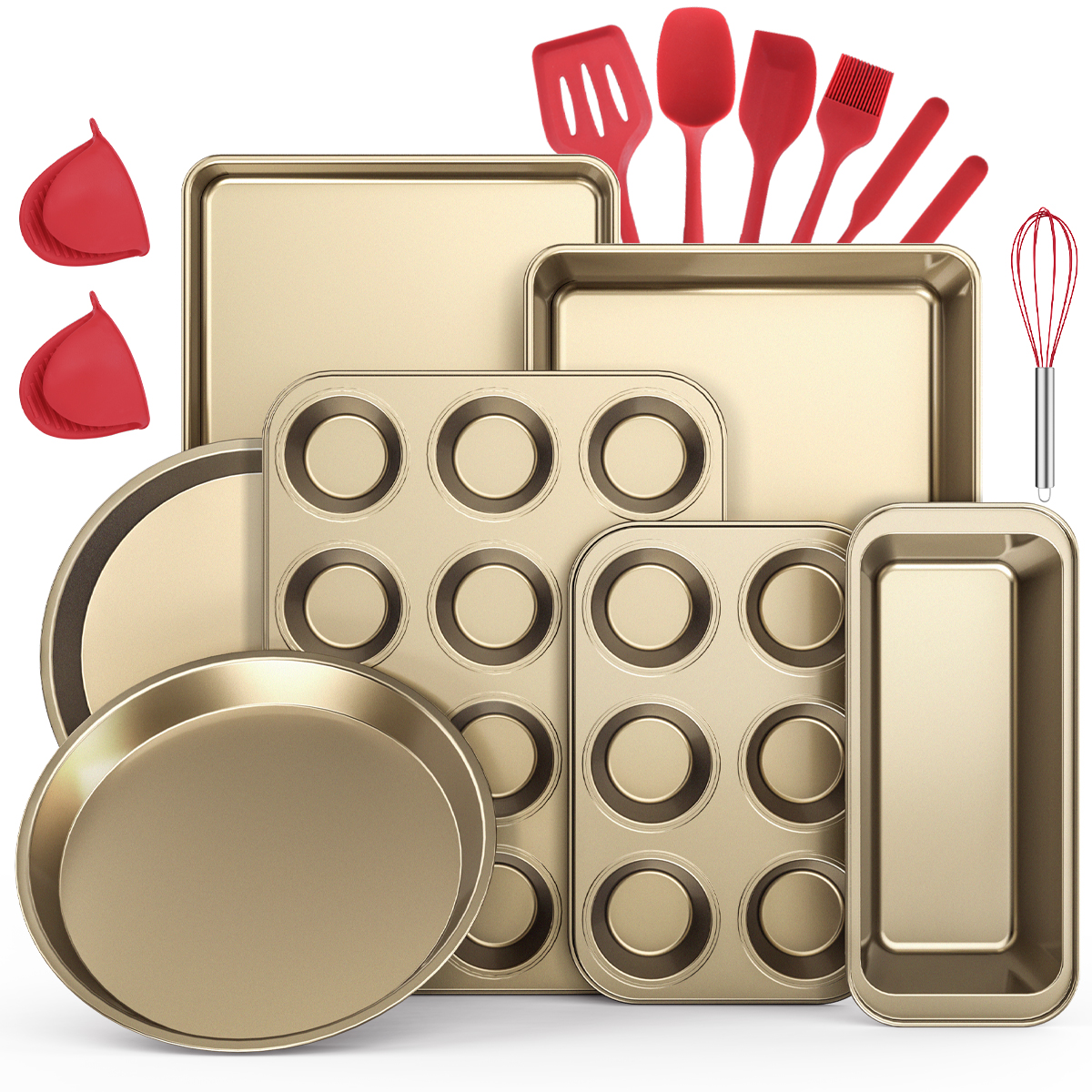 Norpro 4-piece Checkerboard Cake Pan Set - Walmart.com