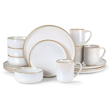 Yellowstone 12-Piece Ceramic Dinnerware Set, Rip Collection - Walmart.com