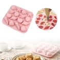 16 Piece Silicone Animal Shaped Cake Mold for Chocolate Candy and ...