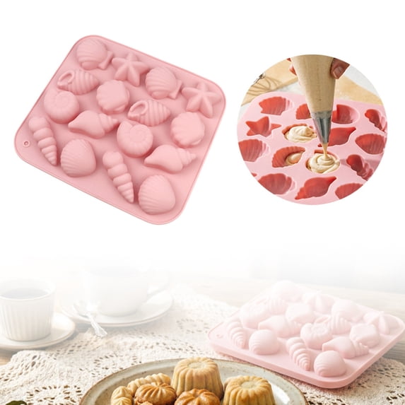 16 Piece Silicone Animal Shaped Cake Mold for Chocolate Candy and ...