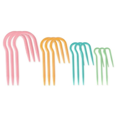 Uxcell 4mm Knitting Needle Point Protectors, 24 Pack Needle Tip ...