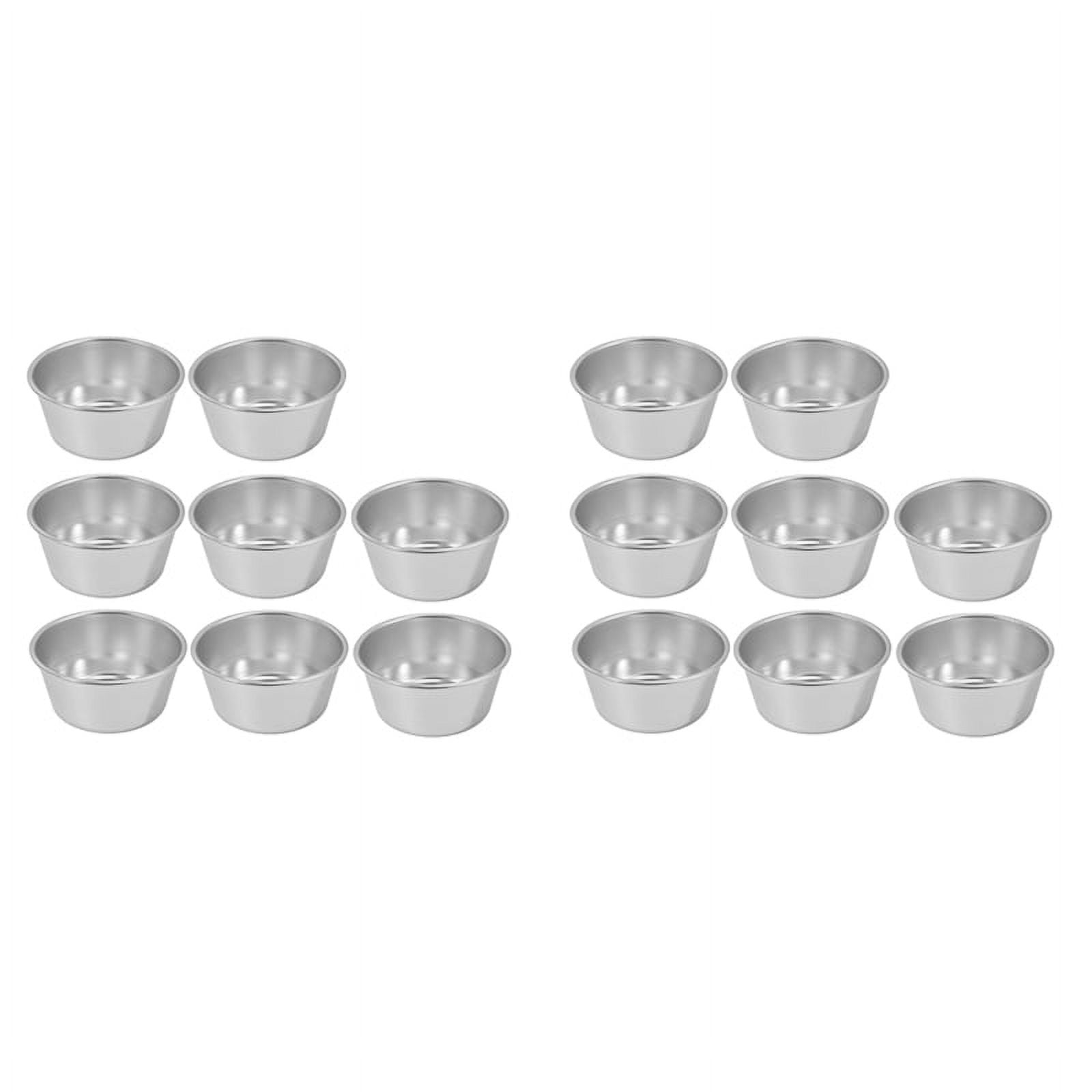 16 Pieces Individual Molds Pudding Molds Cups Mini Chocolate Molten ...