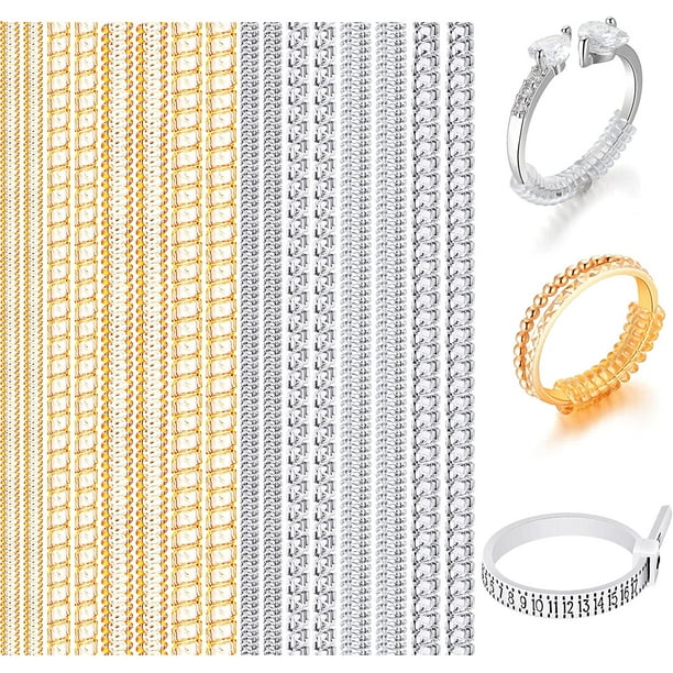 16 Pieces Invisible Ring Size Adjusters Invisible Clip Guard Resizer ...