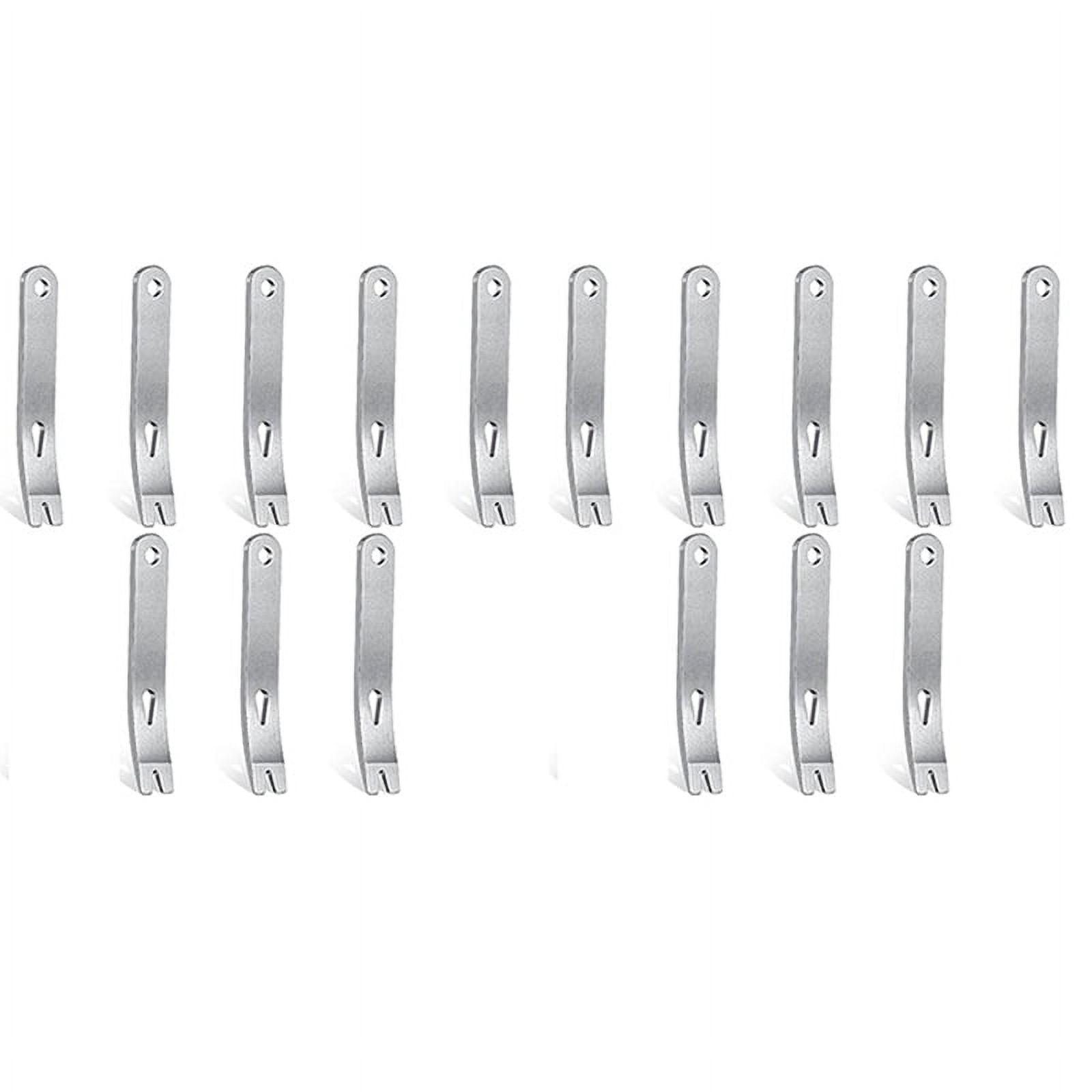 16 Pieces Mini Pry Bar Stainless Steel Flat Bar Multifunction Small Pry ...