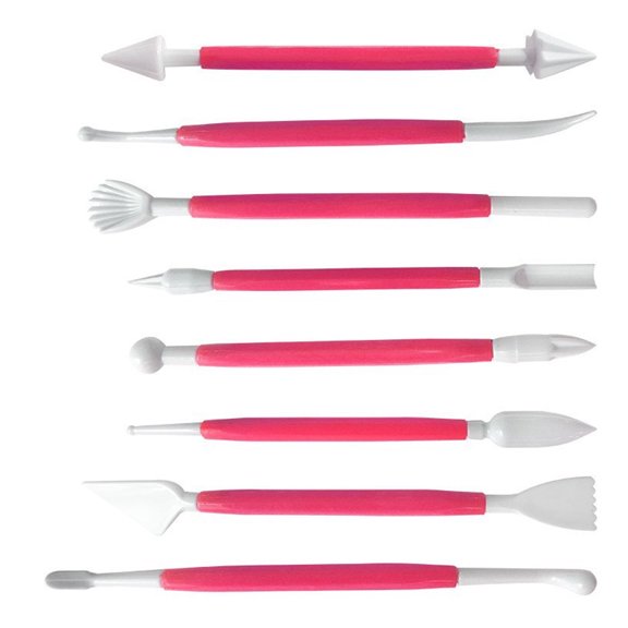 3 Pcs Ball Styluses Tools Set for Embossing Pattern DIY Clay Sculpting ...