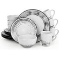 16 Pieces Plates and Bowls Sets, Dishes Set for 4, Dishware Sets ...