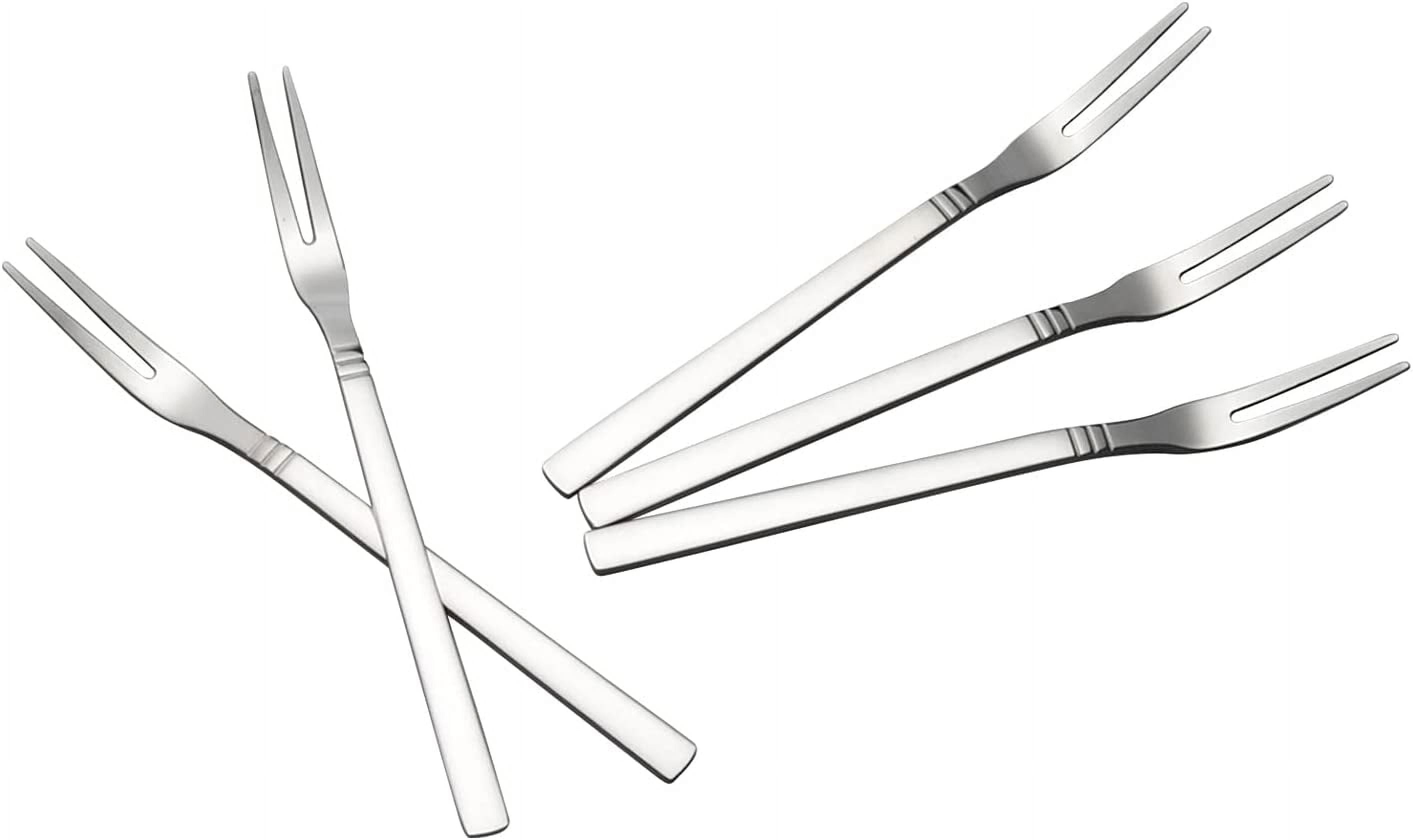 16 Pieces Stainless Steel Fruit Fork, Mini Cake\\/Cocktail\\/Appetizers ...