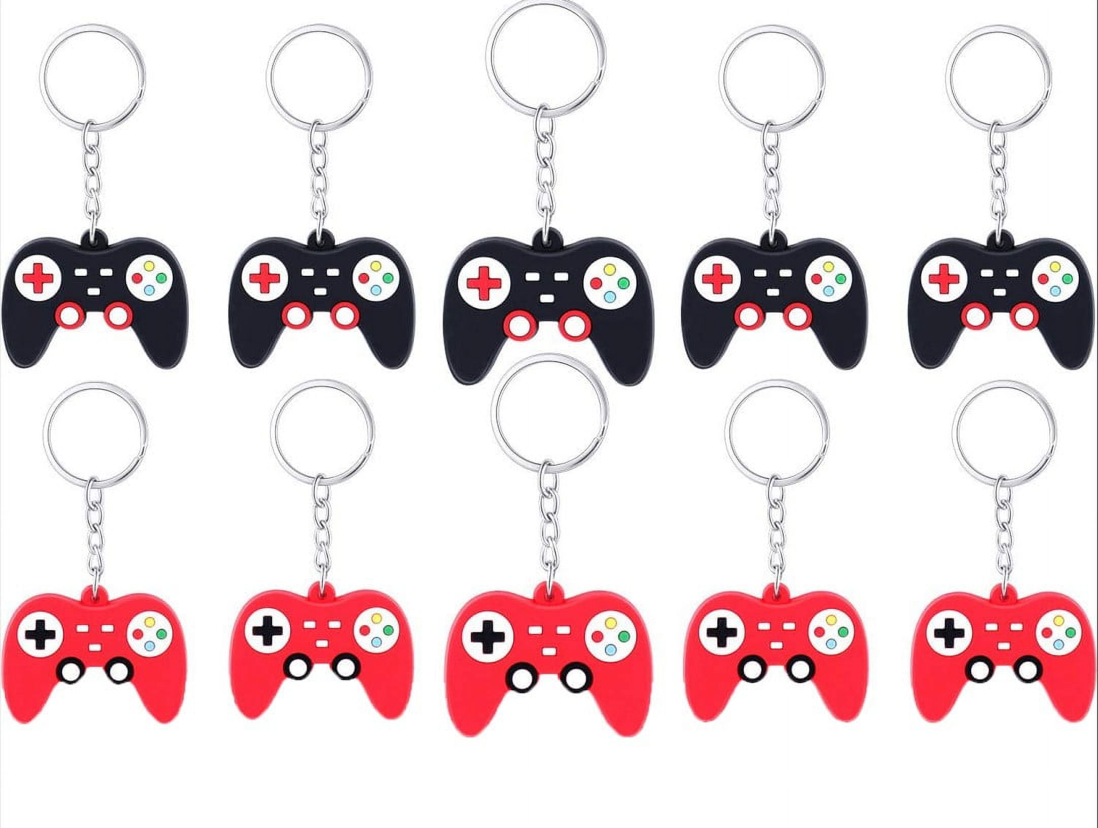 16 Pieces Video Game Keychain, Game Controller Key Ring, Mini Game ...