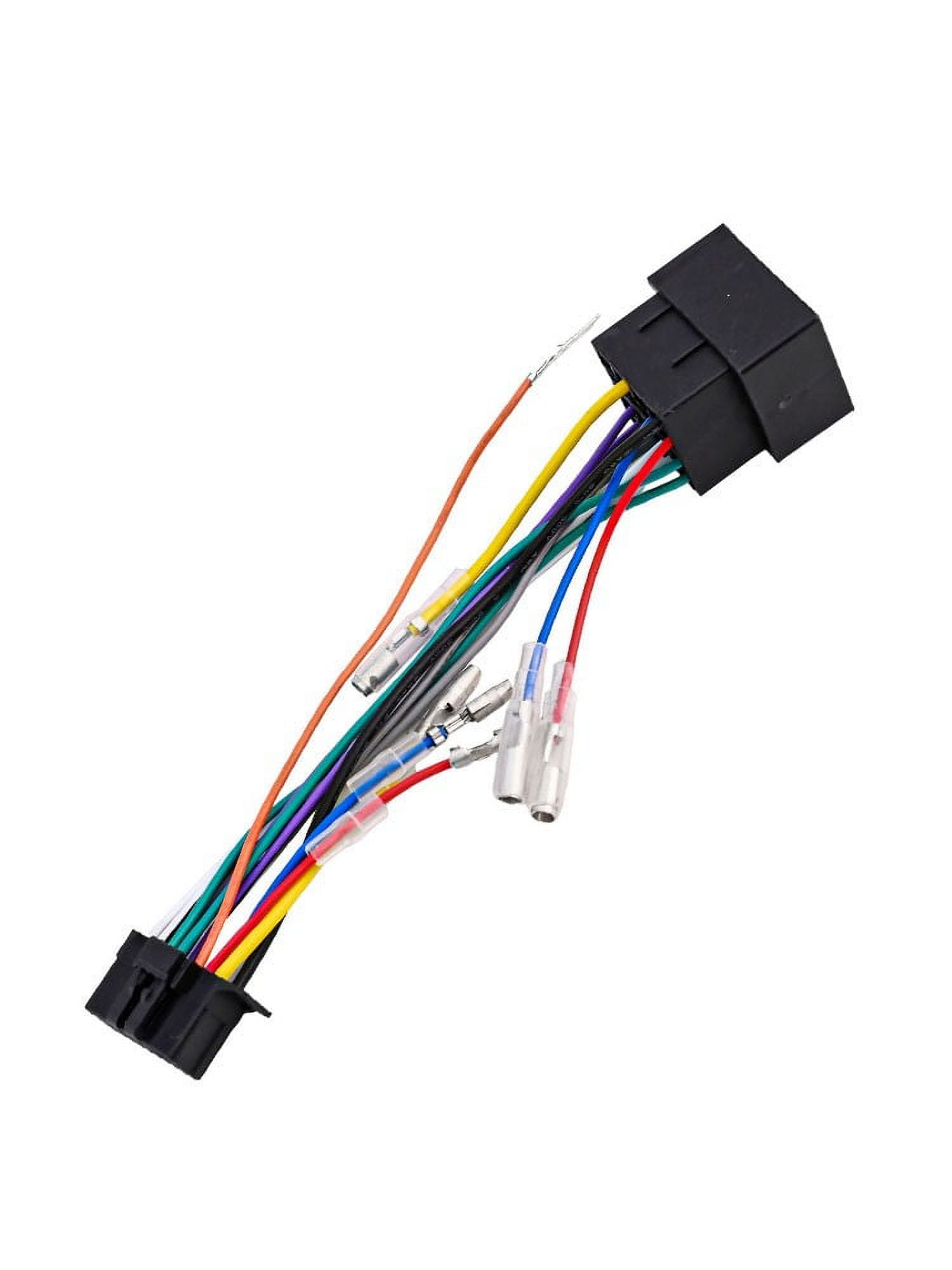 16 Pin Car Radio Wiring Harness Connector Adaptor Cable for Pioneer DEH/MVH ISO Audio ...