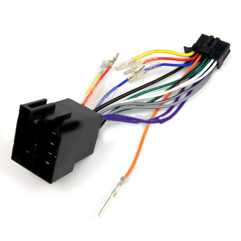 16 Pin Car Radio Wiring Harness Connector Adaptor Cable for Pioneer Deh/Mvh Iso - Walmart.com