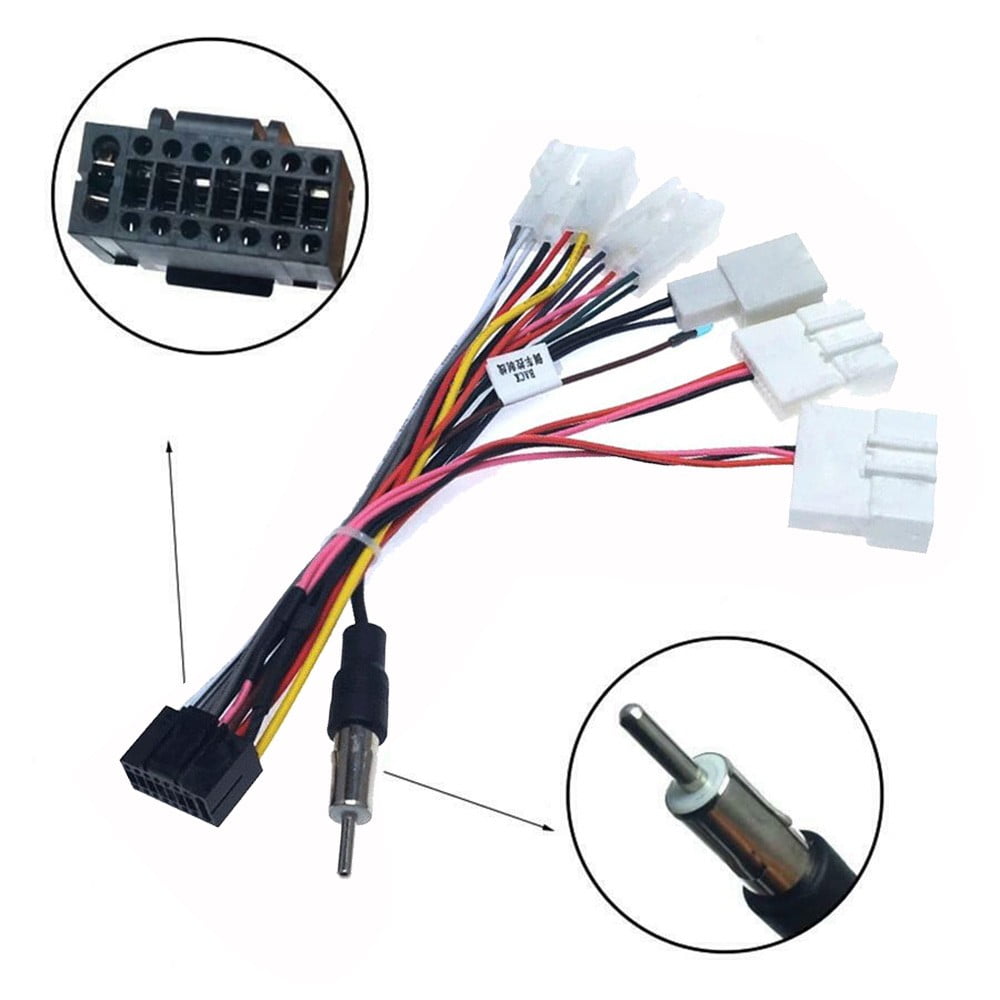 16 Pin Car Stereo Wiring Harness Connector For Toyota Radio Install ...