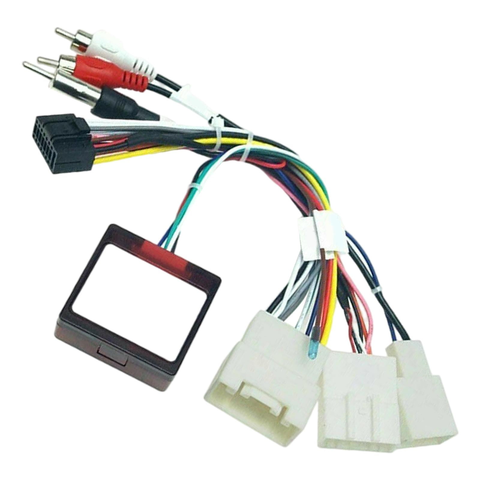 16 Pin Connector Replaces Car & Video Radio Wiring Adapter- Install ...