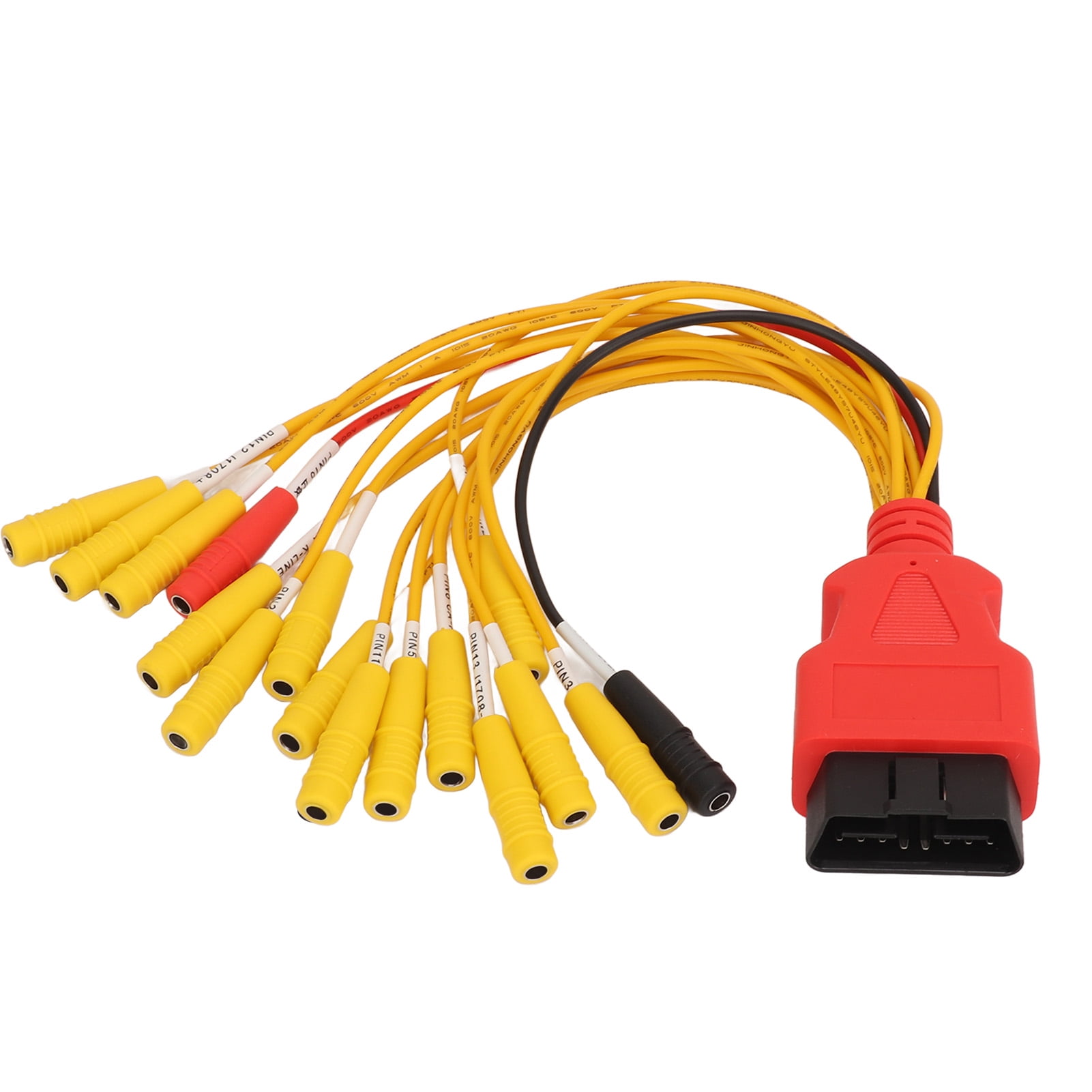 16 Pin Jumper Cable Safe Connection Female OBD Connector Diagnostic ...