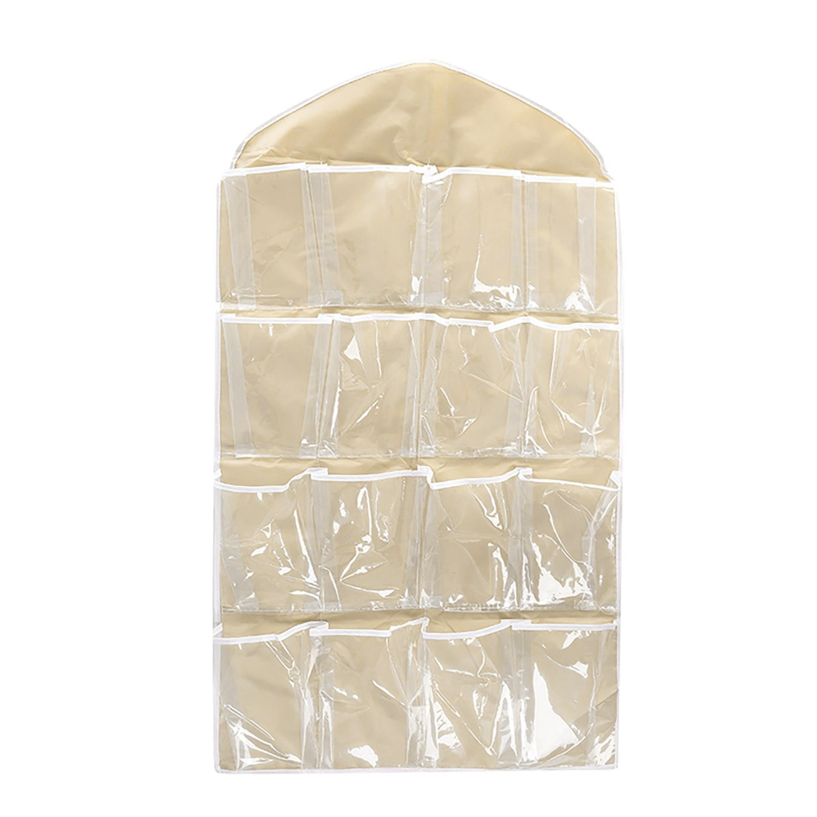 16-Pocket Hanging Closet Organizer – Clear Over-the-Door Shoe Bag ...