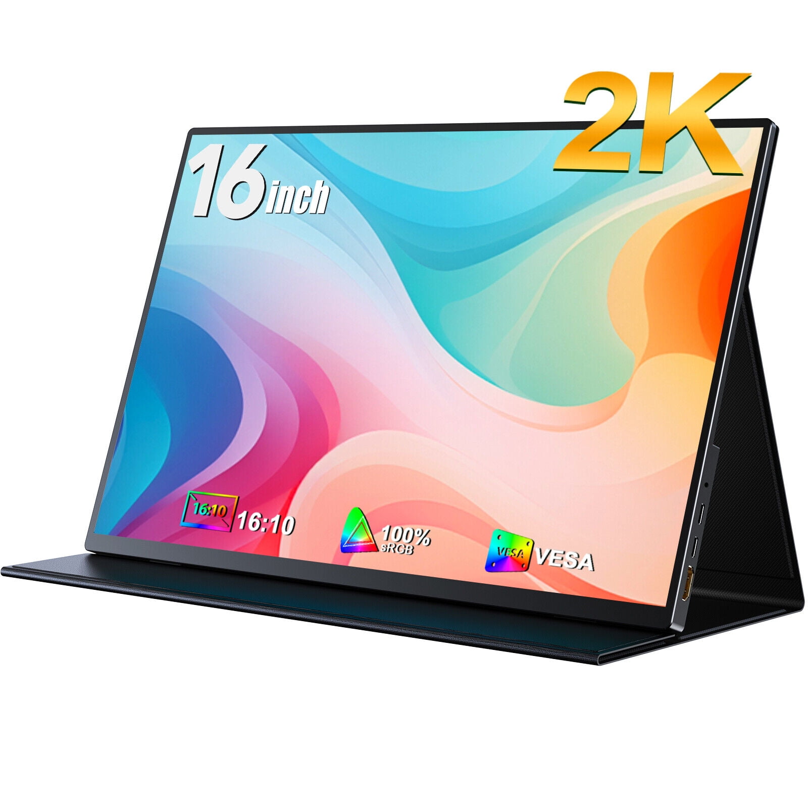 16" Portable Gaming Monitor 2K 2560*1600 for Xbox PS 4 5 Switch (Screen leakage or spots ...