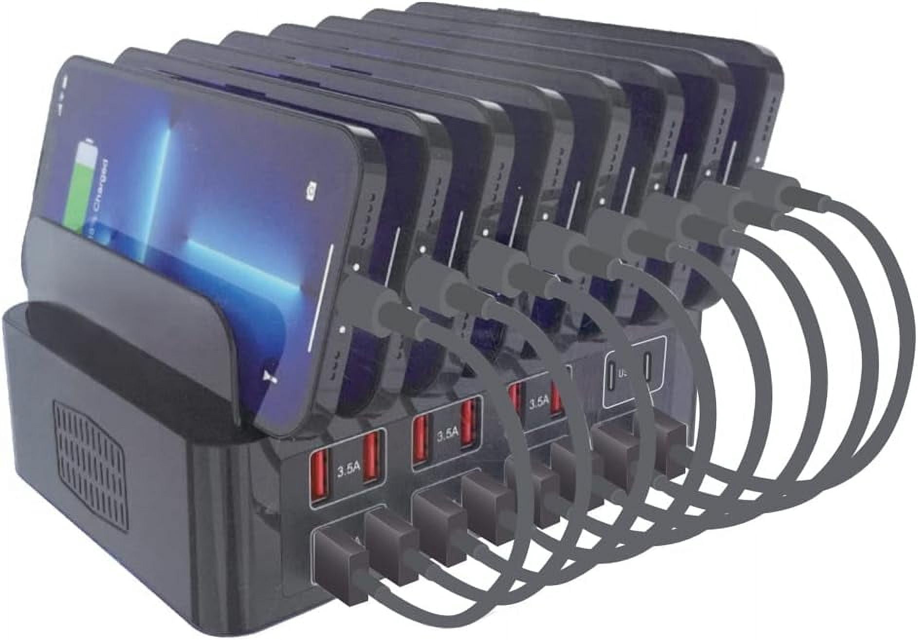 16 Ports Wall Charger 200W, 12 USB Port+4 USB-C Port Multiple Charging ...