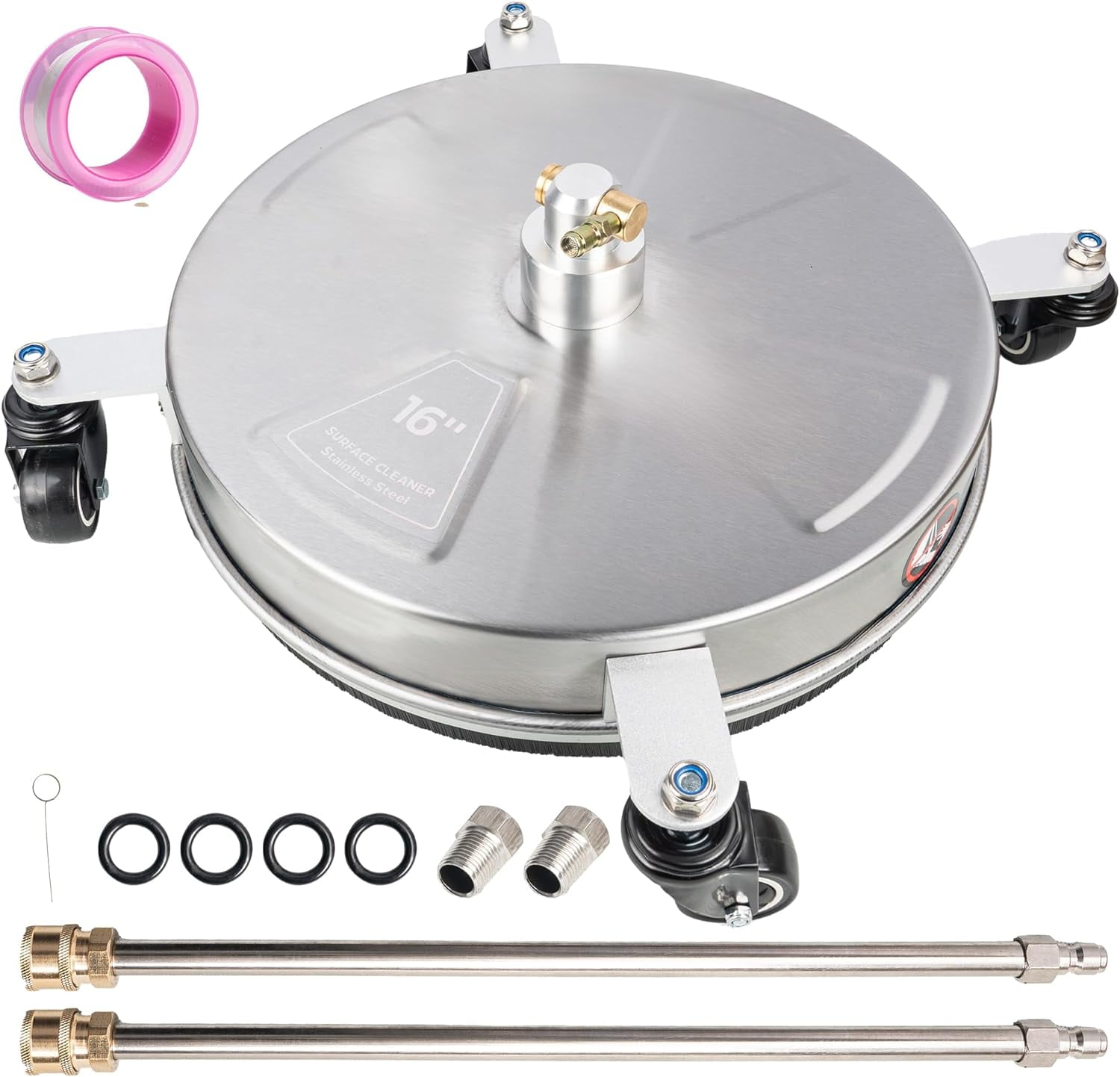 16" Pressure Washer Surface Cleaner, Stainless Steel Surface Cleaner ...