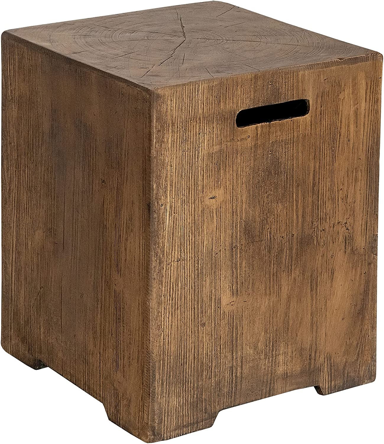 16" Propane Tank Cover Table, 20 Lb Gas Tank Storage Box Hideaway Side ...