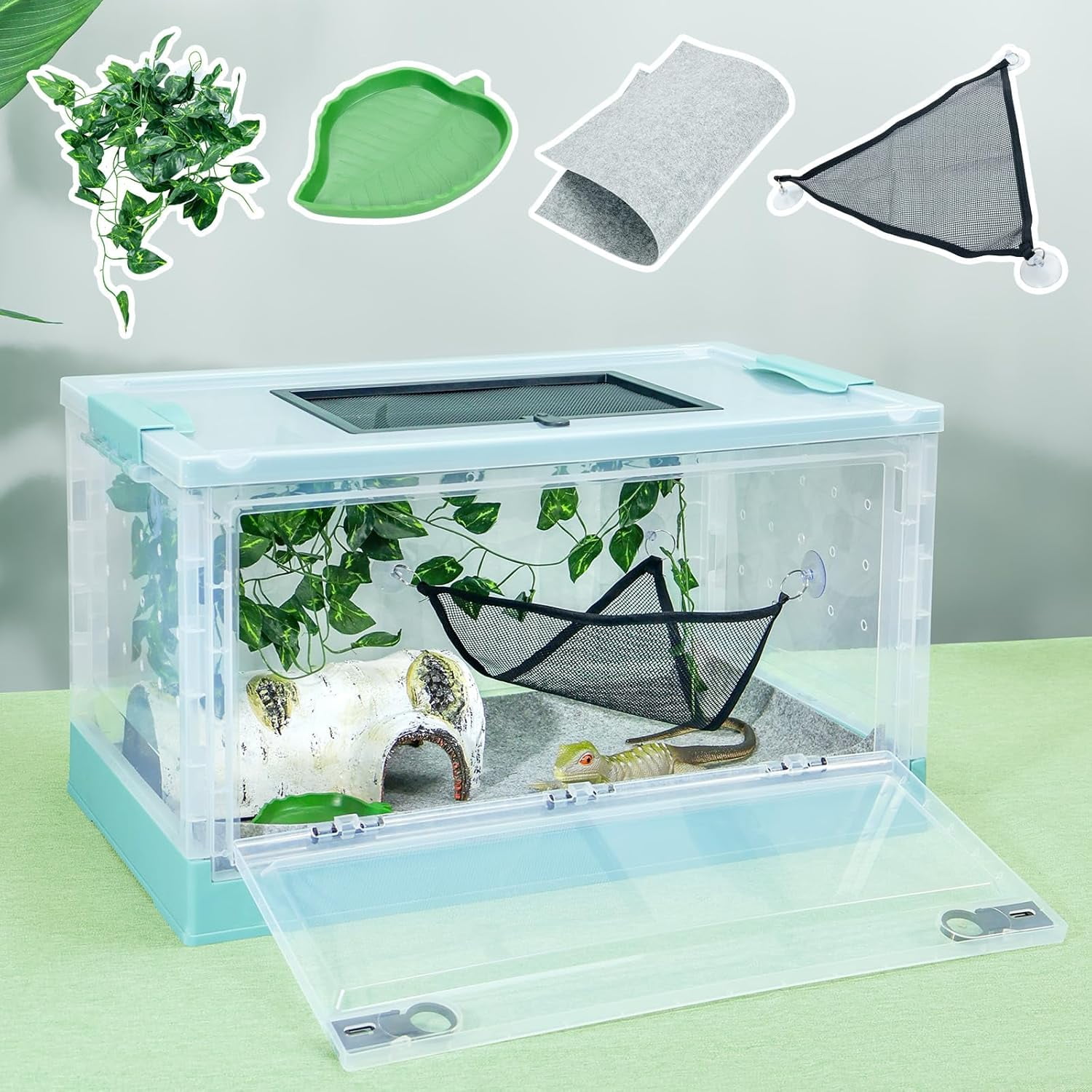 16" Reptile Terrariums, Snake Tanks, and Enclosures for Bearded Dragons ...