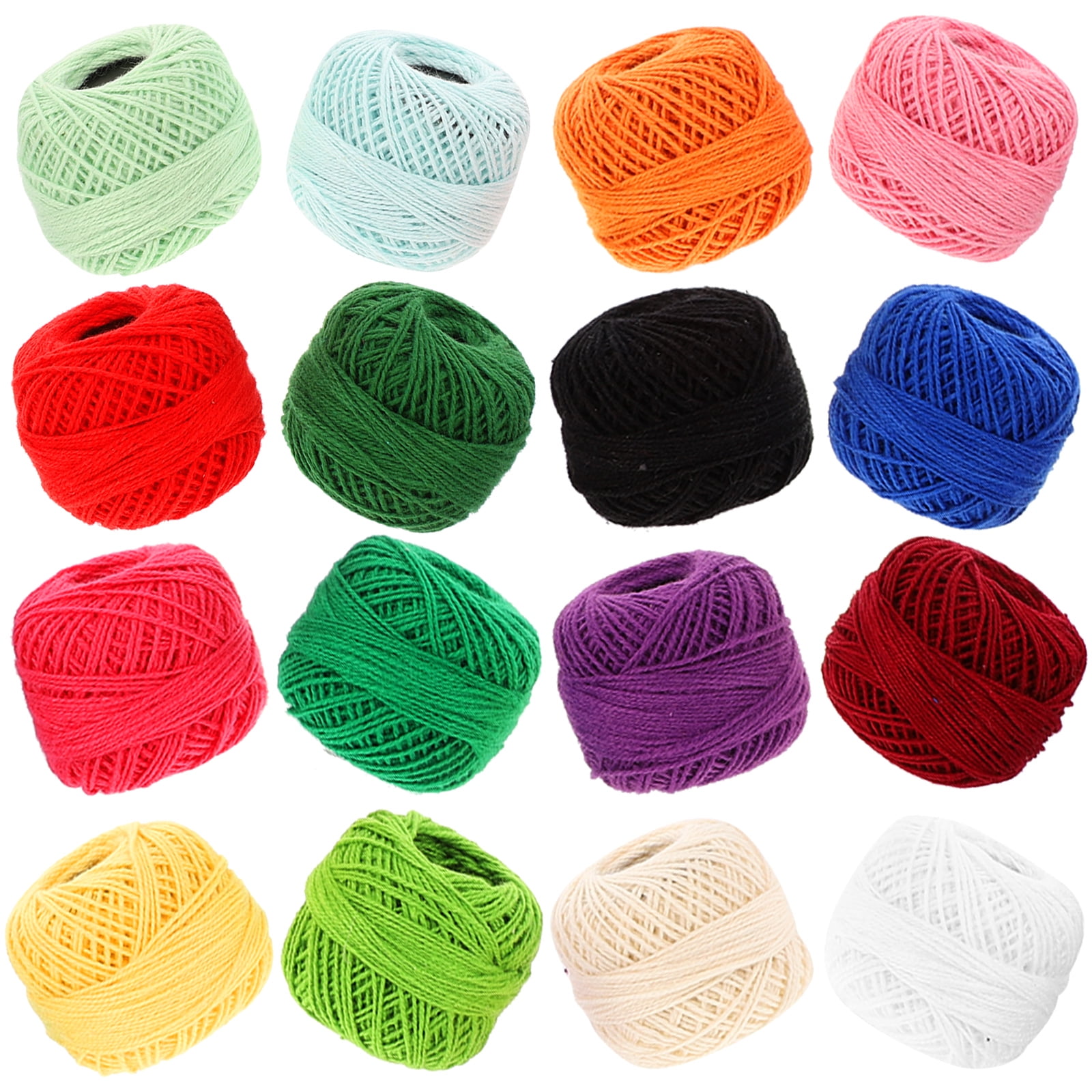 16 Rolls Cross Stitch Thread Threads For Sewing Kits Adults Crochet Hook Diy Craft