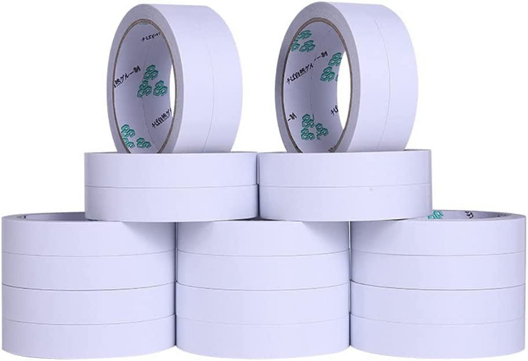 16 Rolls Double-Sided Tape Adhesive Sticky Tapes for Scrapbooking ...