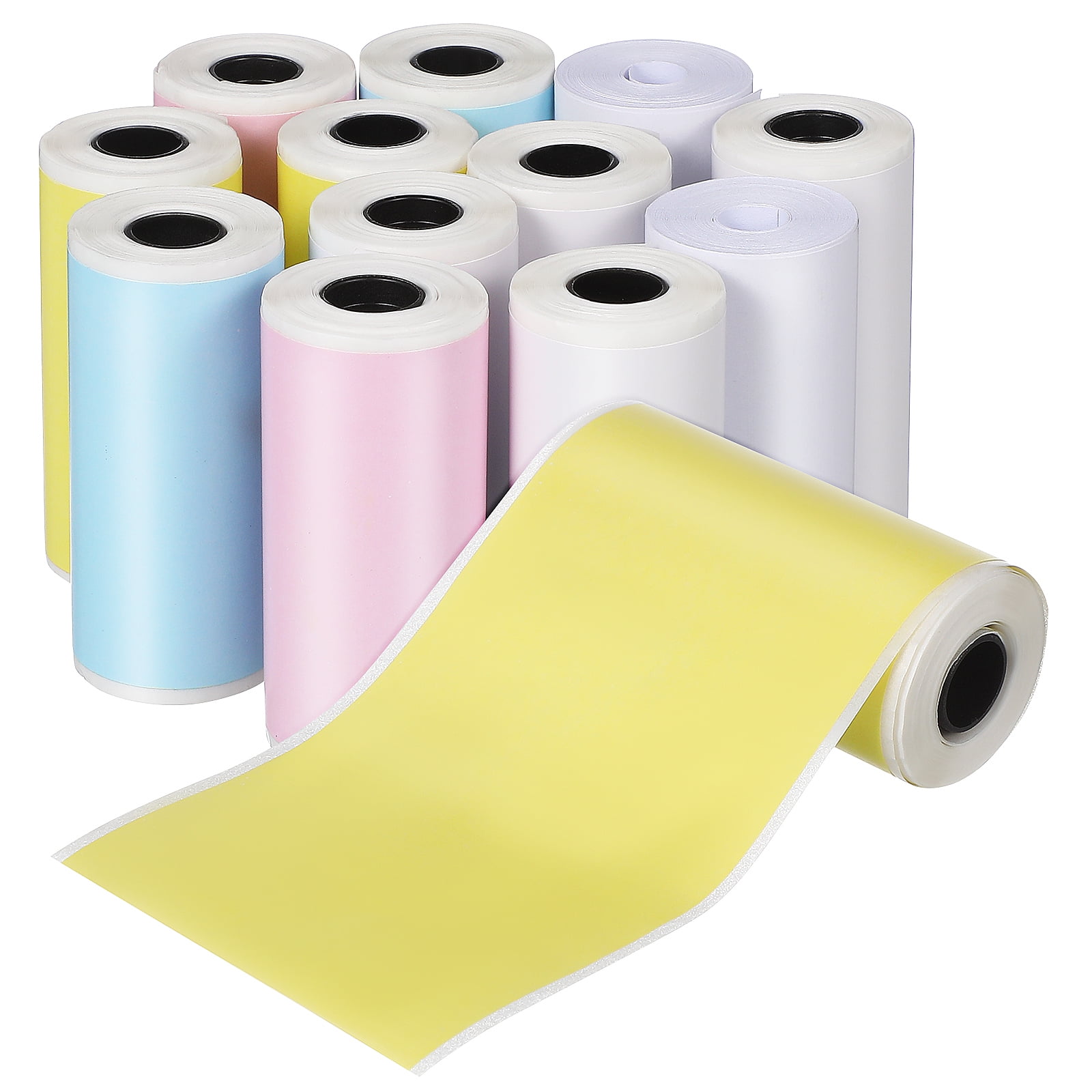 unbranded 16 Rolls Yellow Mini Printer Sticker For Business ...