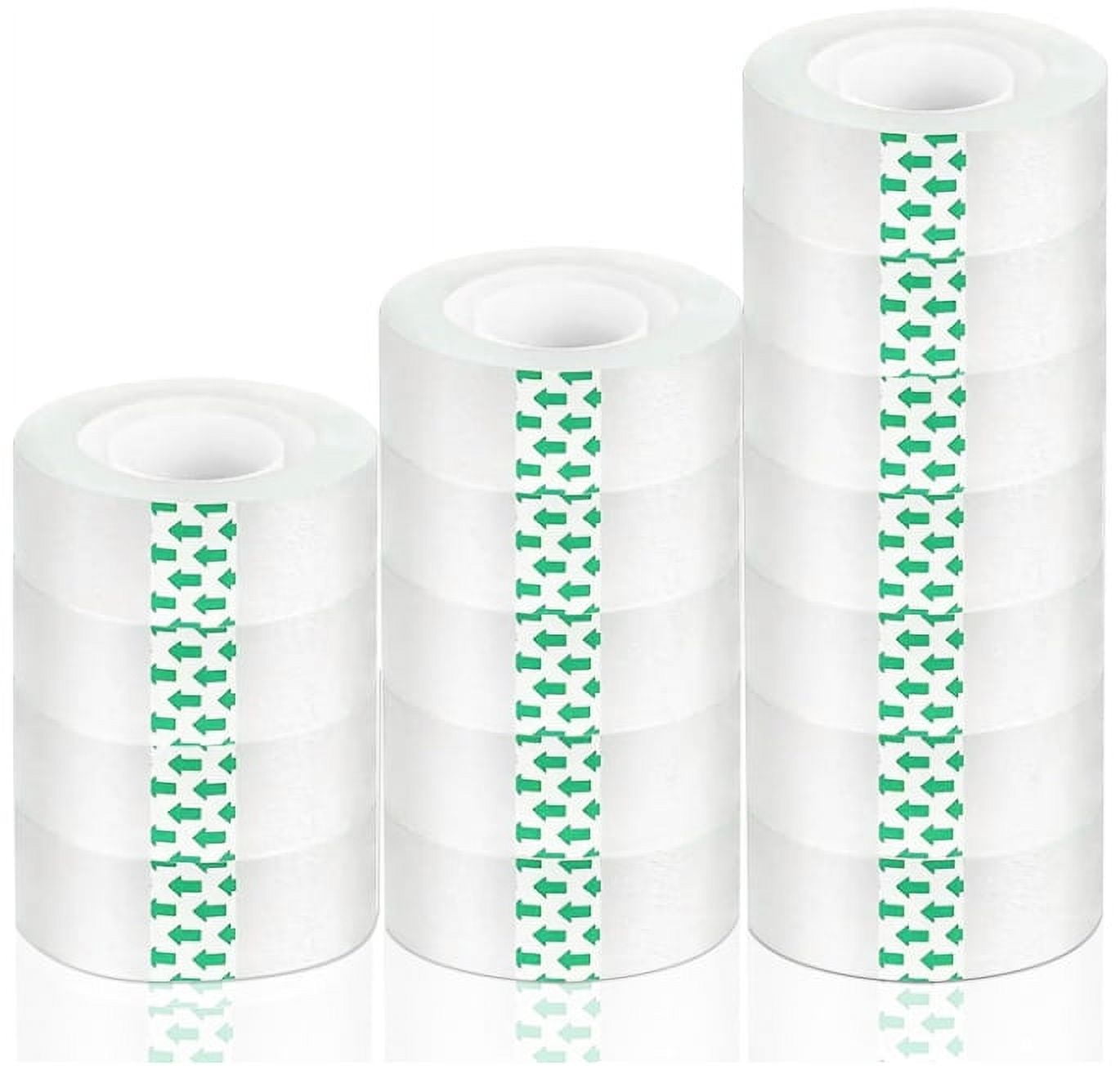 16 Rolls Transparent Tape Refills, 3/4-Inch x 1000 inch Clear Tape, 1 ...