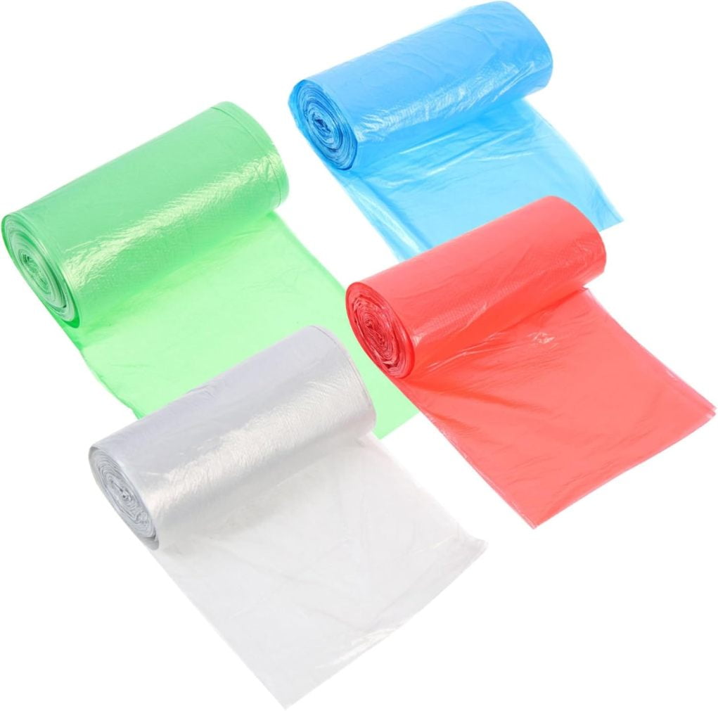 16 Rolls Trash Bkitchen Waste Bags Thick Garbage Bags Simple Human ...